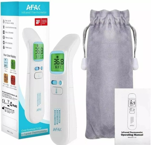 AFAC Infrared Thermometer Adults Kids Forehead And Ear Thermometer | eBay UK
