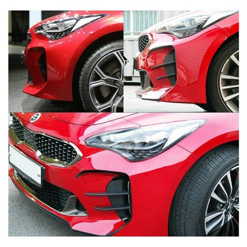 KIA Stinger 2018-22 Bumper Devil's Claw Canard Wing Front + Rear Set ...