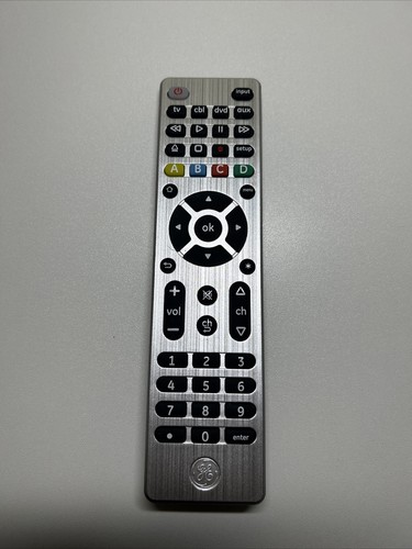General Electric 33709 4 Device Universal Remote Control - Silver ...