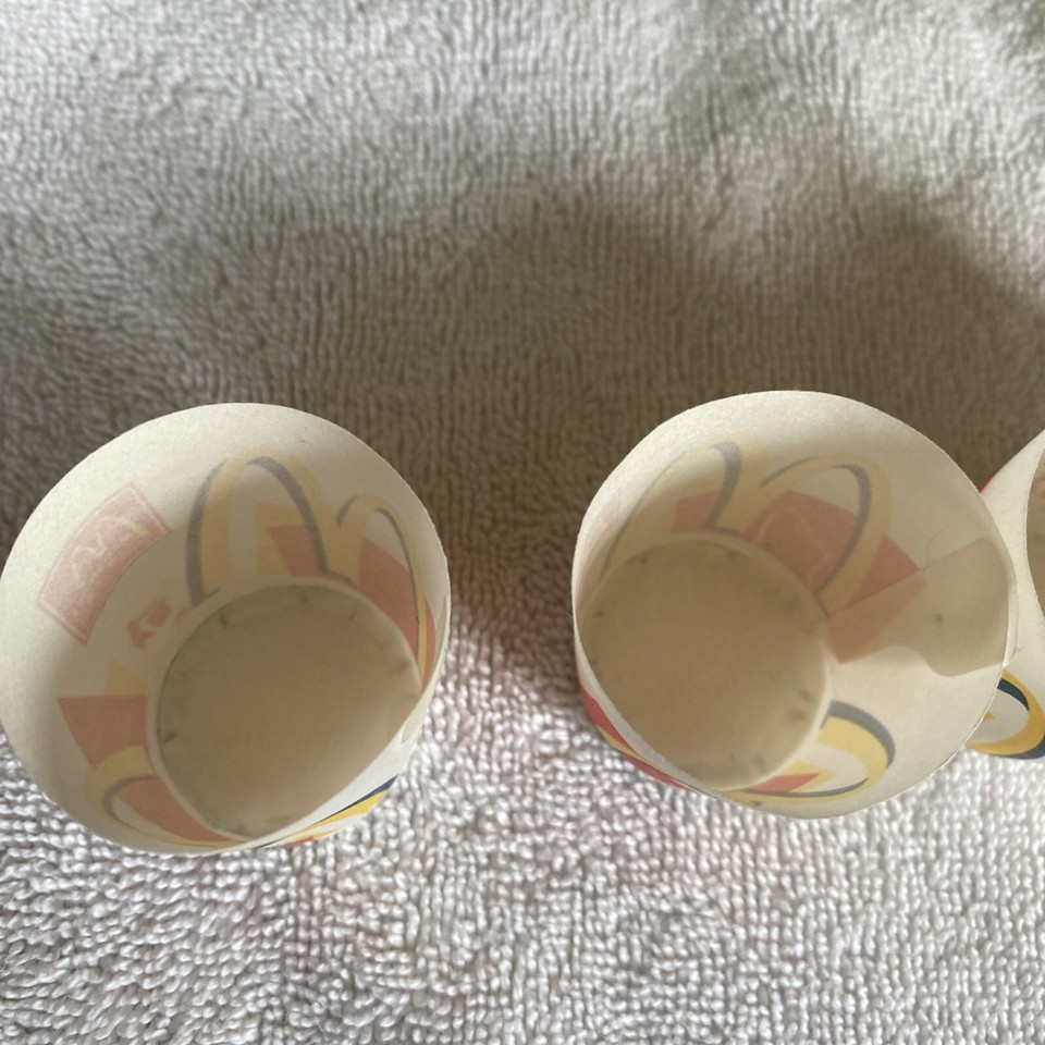 ,McDonald's, "Un-Used" Paper Cup (Vintage) Logo , Teeny Tiny, 1.75x1.5 ...