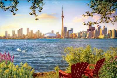 Jigsaw puzzle International view from Toronto Islands Canada 1000 piece ...
