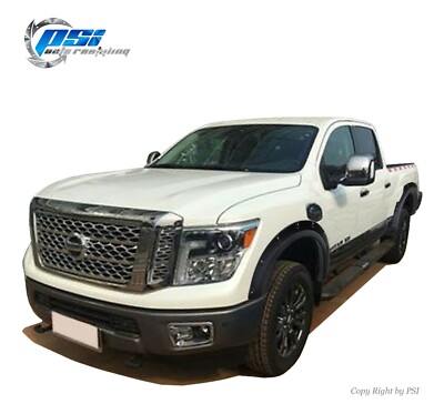 Pop-Out Bolt Fender Flares Fits Nissan Titan XD 2016-2021 Sand Blast ...