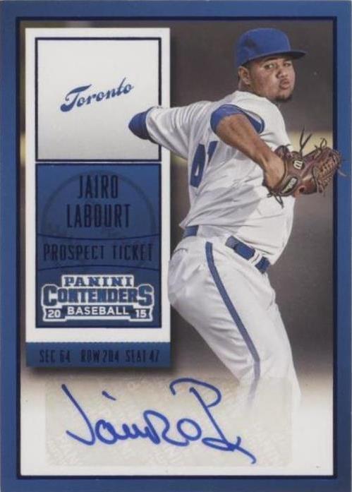 2015 Panini Contenders - Prospect Ticket Jairo Labourt #22 (AU, RC) for ...