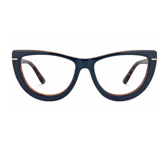 NEW Zeelool Chic Stylish Navy Brow Tortoise Cat Eye Reading +1.75 ...