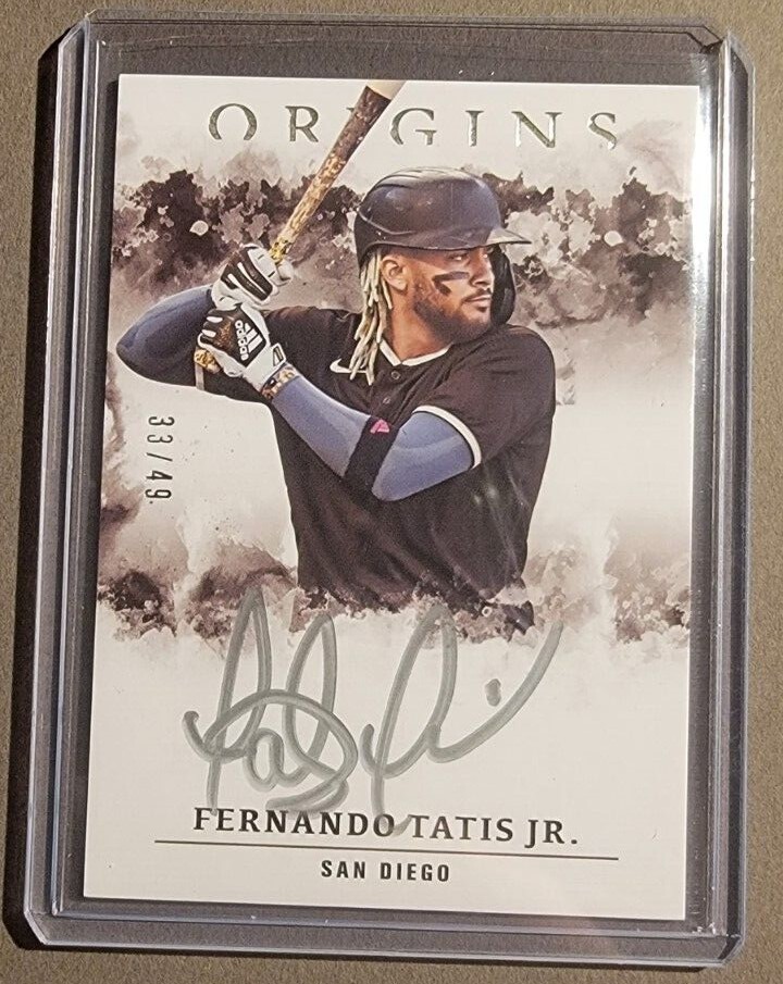 2021 Panini Chronicles Origins Fernando Tatis Jr. Autograph 33/49 On ...