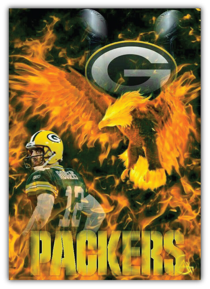 Green Bay Packers NFL Football Logo Sport Car Bumper Sticker Decal ...