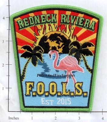 Alabama - Redneck Riviera FOOLS AL Fire Dept Patch | eBay