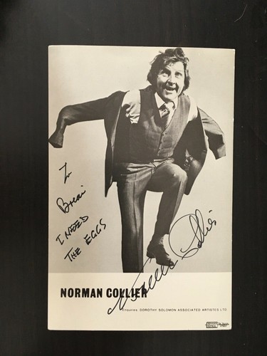 NORMAN COLLIER - THE COMEDIANS TV SERIES - EXCELLENT SIGNED B/W PHOTO ...