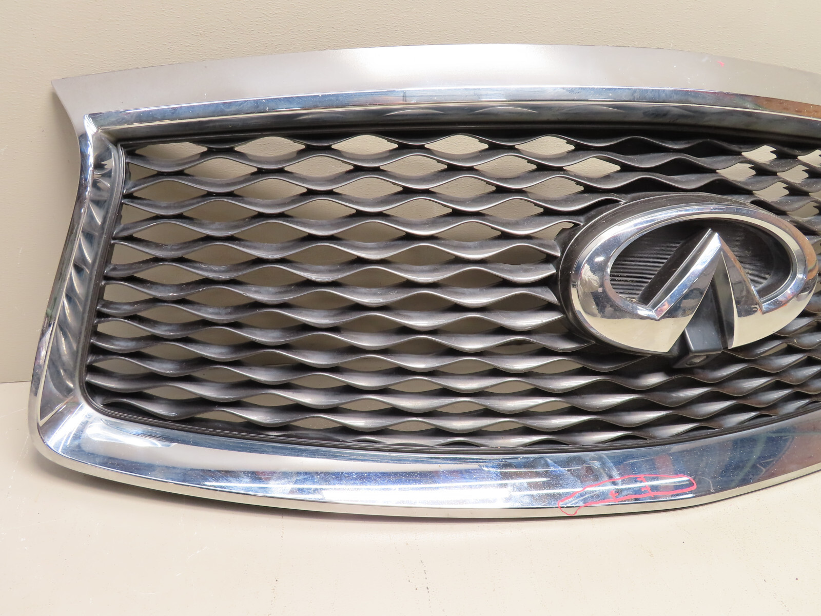 2016-2020 Infiniti QX60 Front Bumper Upper Grille Grill With Camera ...