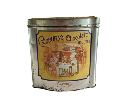 Vintage Cadbury's Chocolate Biscuit Empty Tin 90s Y2K | eBay