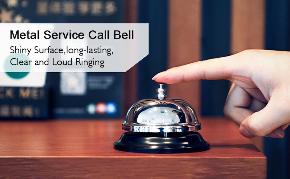 Desk Bell Customer Service Counter Call Bells Large Bank Clinic Office ...