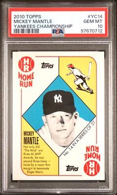 Mickey Mantle RARE TOPPS INVESTMENT CARD SSP YANKEES HOF MVP ROY MINT ...