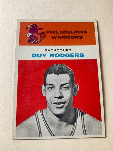 1961-62 Fleer Basketball #37 Guy Rodgers Rookie RC | eBay