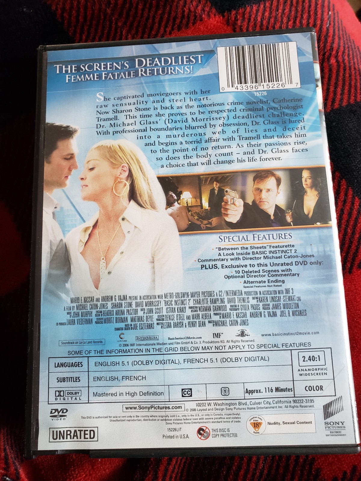 Basic Instinct 2 -Unrated Extended Cut (Widescreen Edition) | eBay