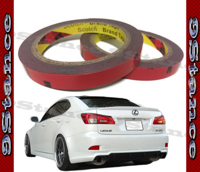 Best For Auto Car Spoiler 3M Double-Sided Tape Two Rolls Pack Gray ...