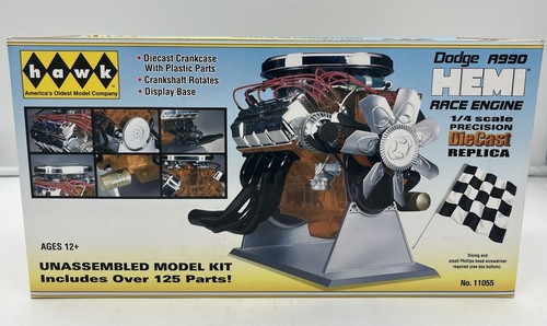 NEW Sealed Hawk Dodge A990 Hemi Race Engine 1/4 Scale Die Cast Model ...