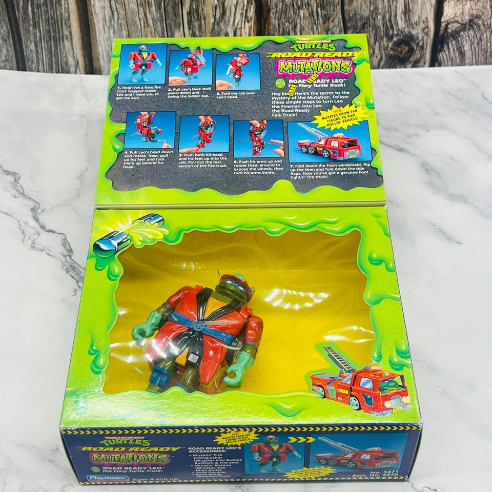 TMNT Mutations Road Ready Leo Fire Truck Teenage Mutant Ninja Turtles ...