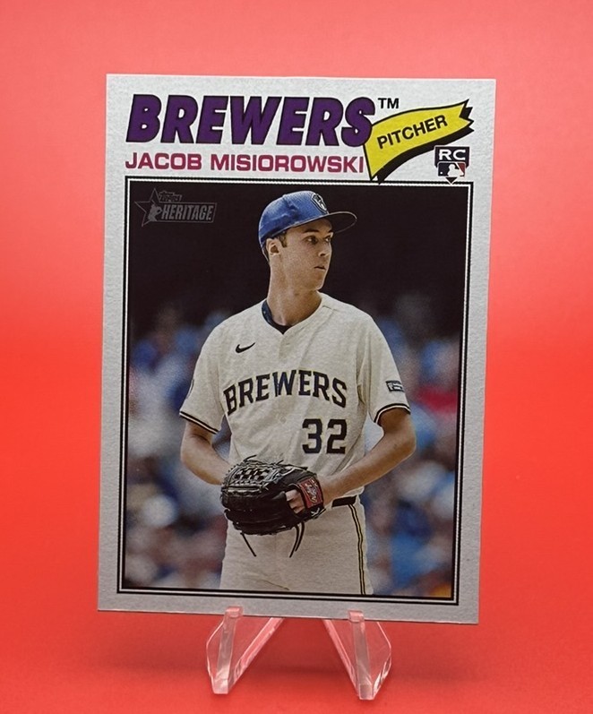 Jacob Misiorowski 2026 Topps Heritage #144 Base Price Guide - Sports ...