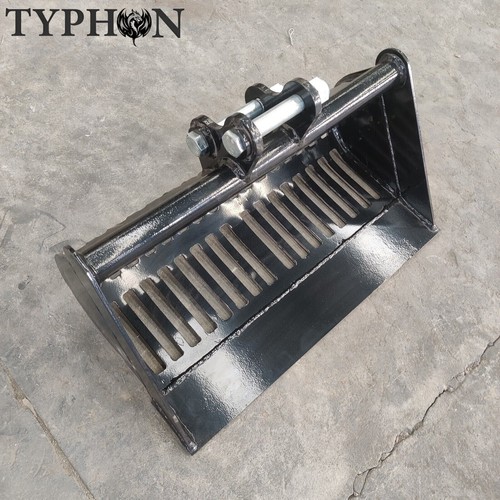 For TYPHON 600mm Plain Bucket 23in Screening Buckets Attachment Mini ...