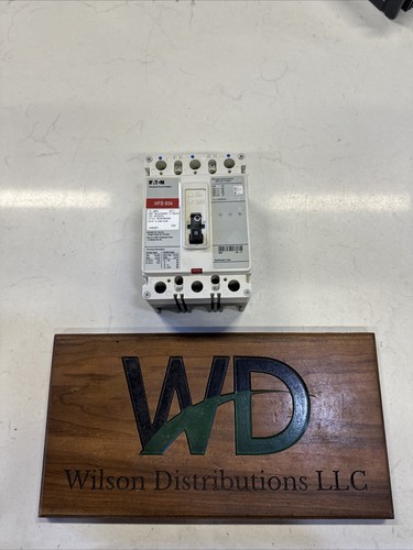 HFD3015 Eaton 15 AMPS Breaker 3 Pole 600VAC 250VDC NTO From MCC LRG QTY ...
