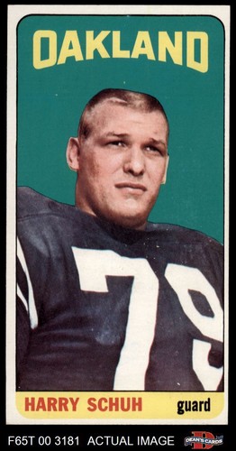 1965 Topps #150 Harry Schuh Raiders RC Memphis 7 - NM | eBay