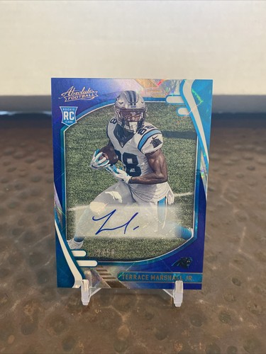 Panthers Terrace Marshall Jr. 2021 Absolute ROOKIE Autograph Blue /50 ...