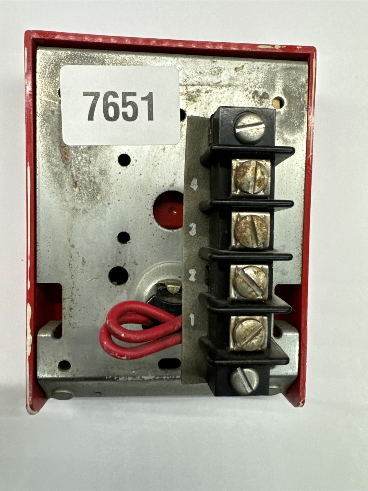 Vintage Simplex 4251-20 Fire Alarm Pull Station Red Non Coded | eBay