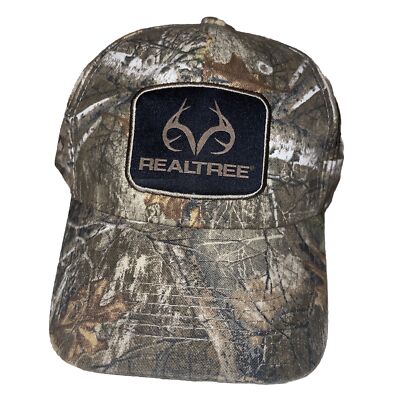 New Camouflage Hunting Ballcap Adult Realtree® Antler Logo Camo Hunting ...