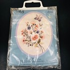 Cathy Needlecraft Crewel Embroidery Kit A302 Pink Floral | eBay