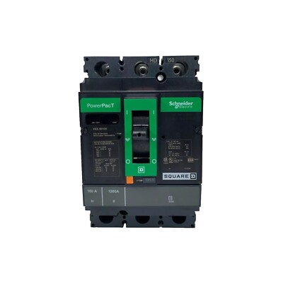 NIB - Square D - HDL36100 - Circuit Breaker, Powerpact H, 100A, 3 Pole ...