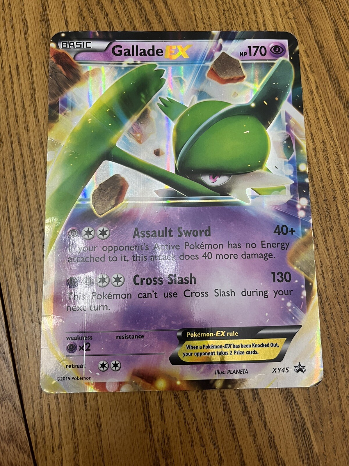Gallade EX Pokemon Large Card | eBay