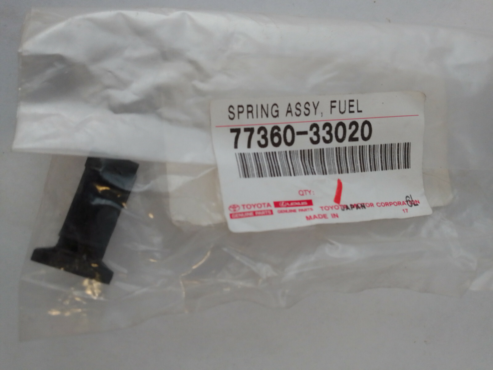 Genuine Original Toyota 77360-33020 Spring, Fuel Filler Opening Lid ...