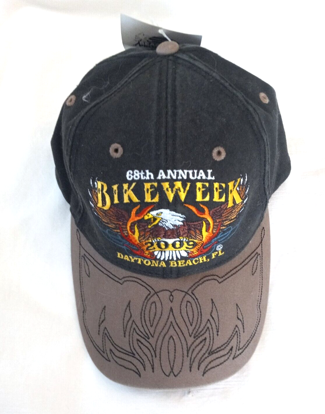 Bike Week 2009 Daytona Beach 68th Annual Ball Cap Hat Embroidered New ...