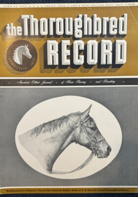 2 Thoroughbred Record Horse Racing 1950's Turn To | eBay
