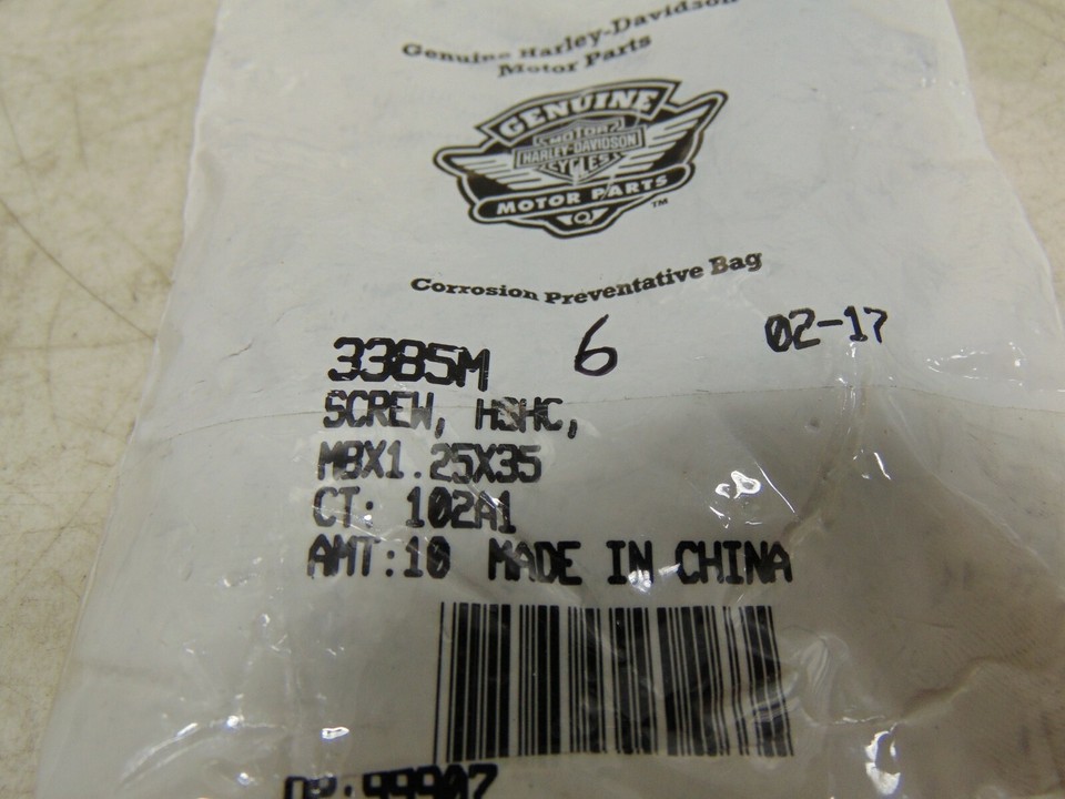 Genuine Harley Davidson HSHC Screw Qty 1 P/N: 3385M | eBay