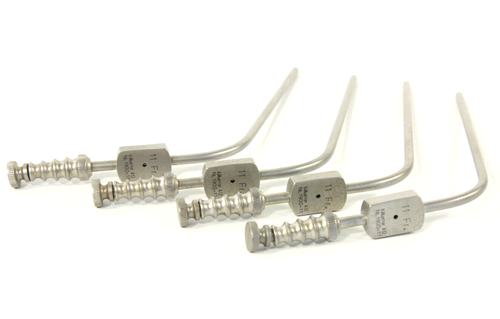 LOT of 4 V. Mueller #NL1900-11 Frazier Suction Tubes 11FR Angled ...