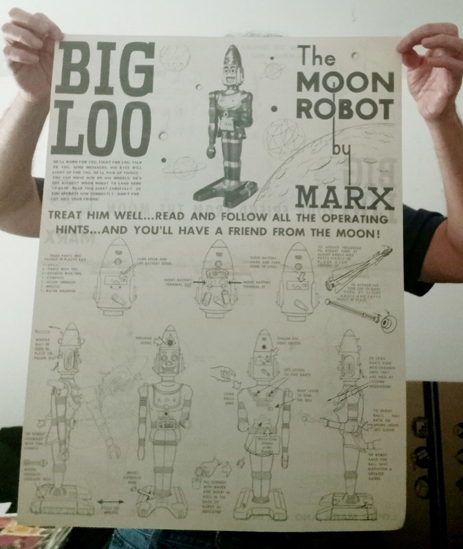 Large Marx Big Loo Instructions Great Garloo Big Loo Box Read ...