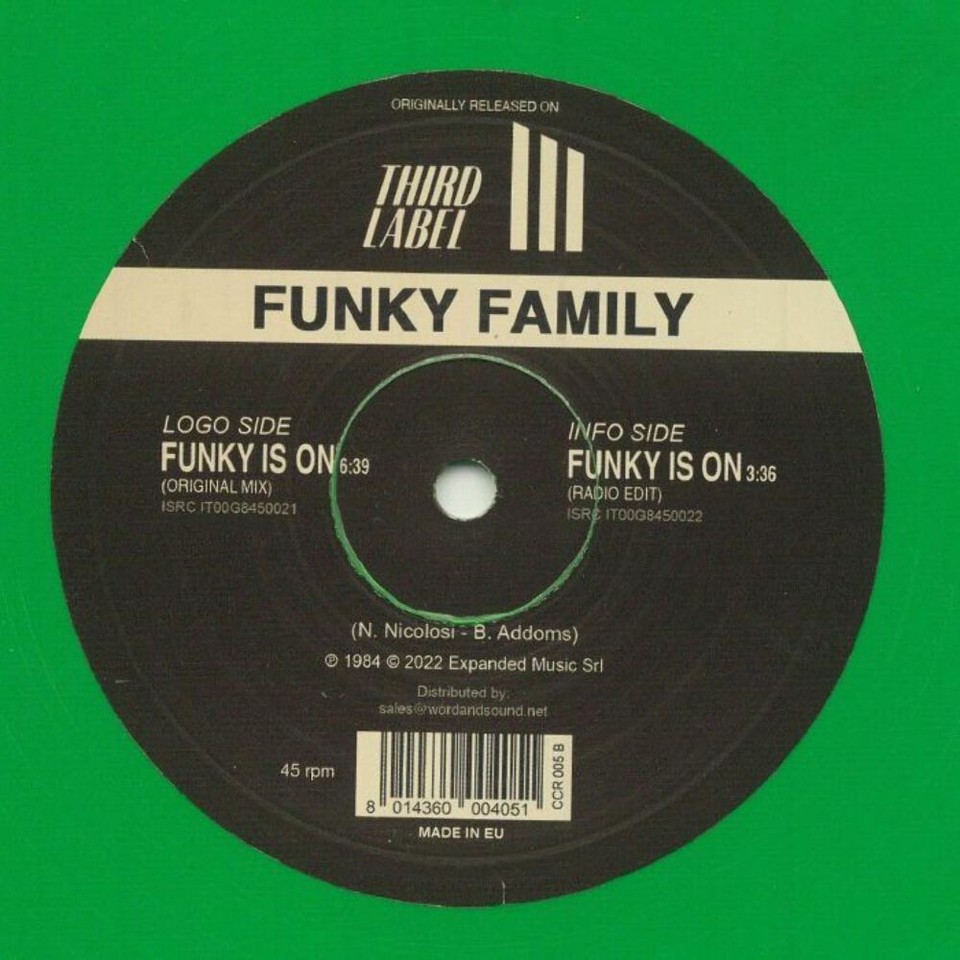 Funky Family - Funky Is On (12") (Green) | eBay