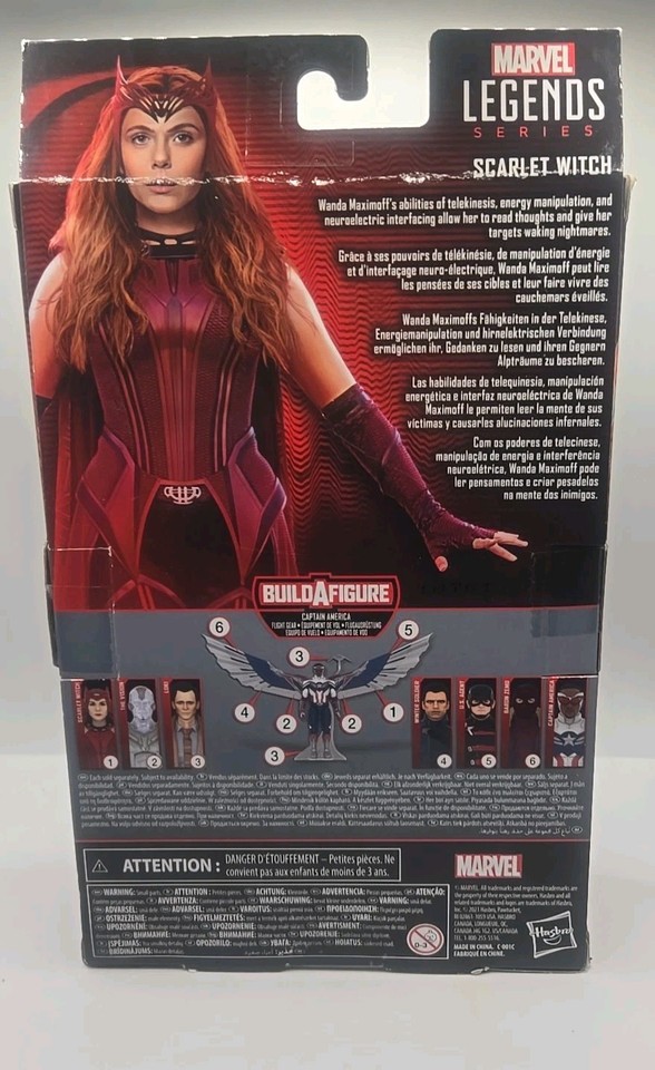 Hasbro Marvel Legends Wanda Scarlet Witch 6 inch Action Figure ...