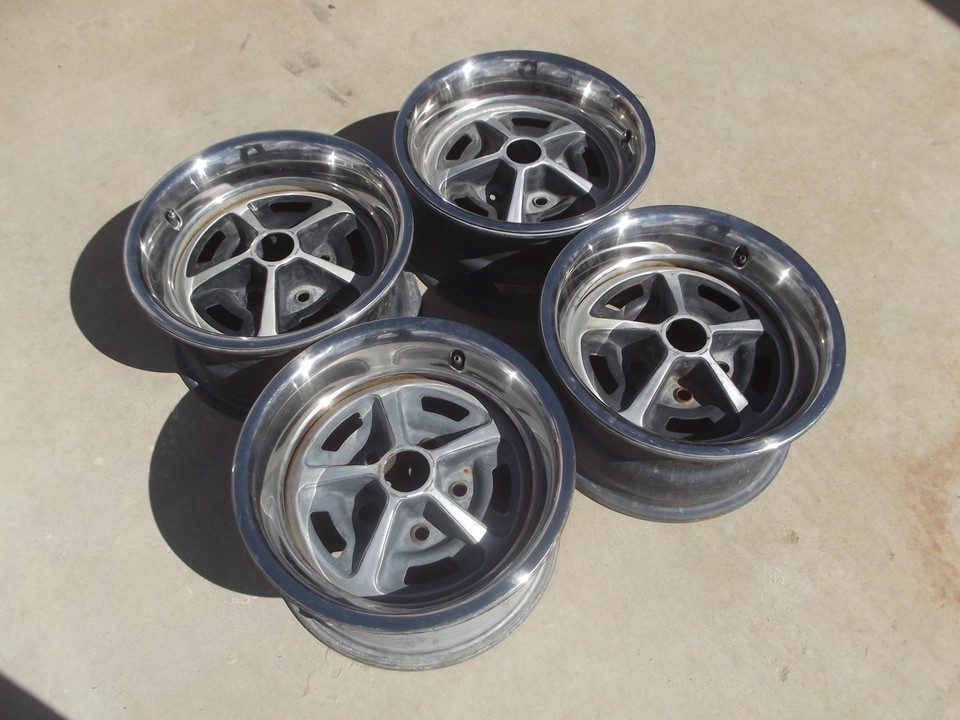 VINTAGE RALLY WHEELS 5X4.75 14 X 7 JJ chevrolet chevy NO RESERVE ...