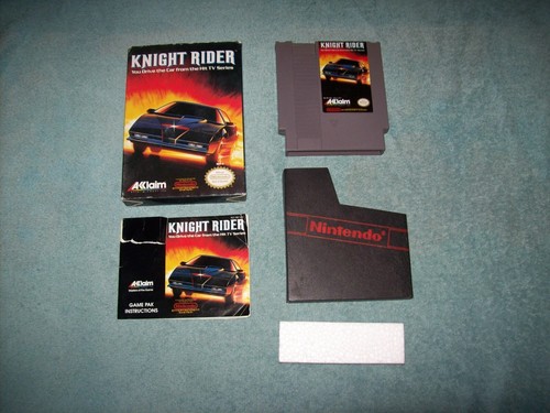 Knight Rider Nintendo NES Video Game Complete With Box & Instructions ...