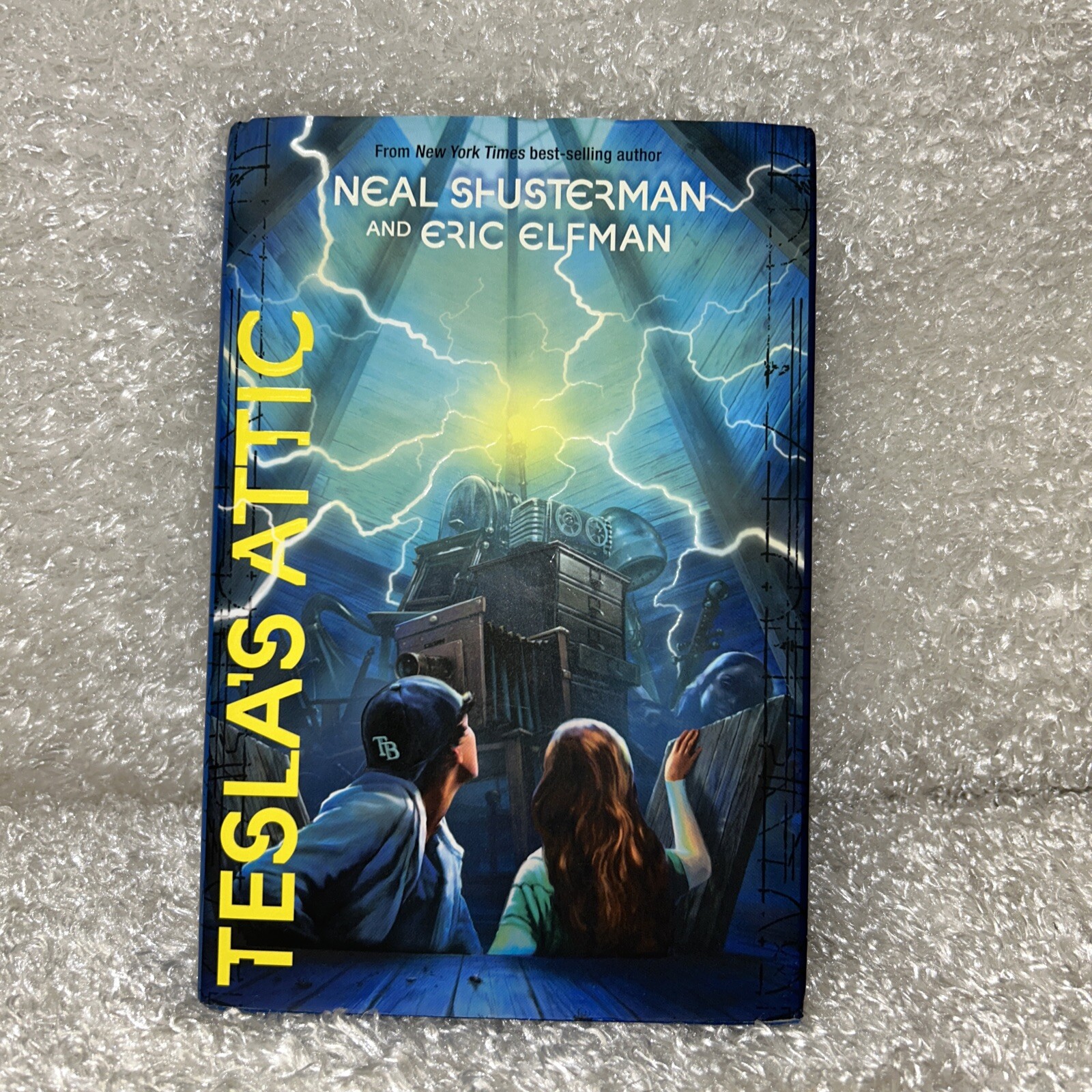SIGNED Tesla's Attic, Neal Shusterman & Eric Elfman (1st/1st, HC/DJ ...