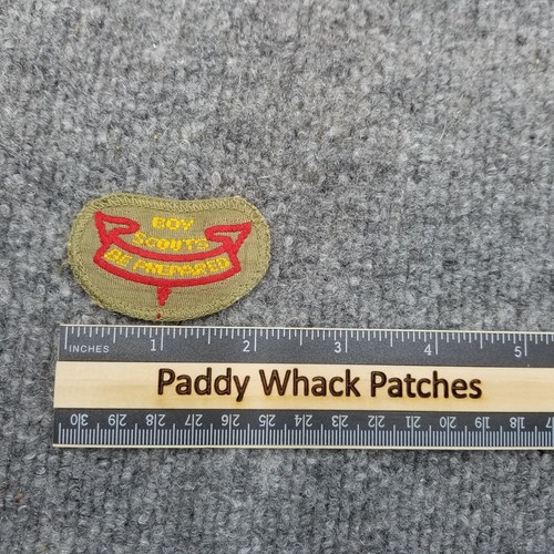 1960s Boy Scout Canada Or UK Be Prepared Patch Badge | eBay