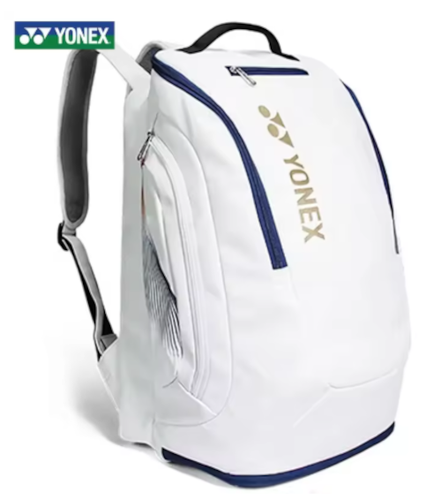 YONEX White Backpack Racket Bag Multilayer Large Capacity Tennis ...