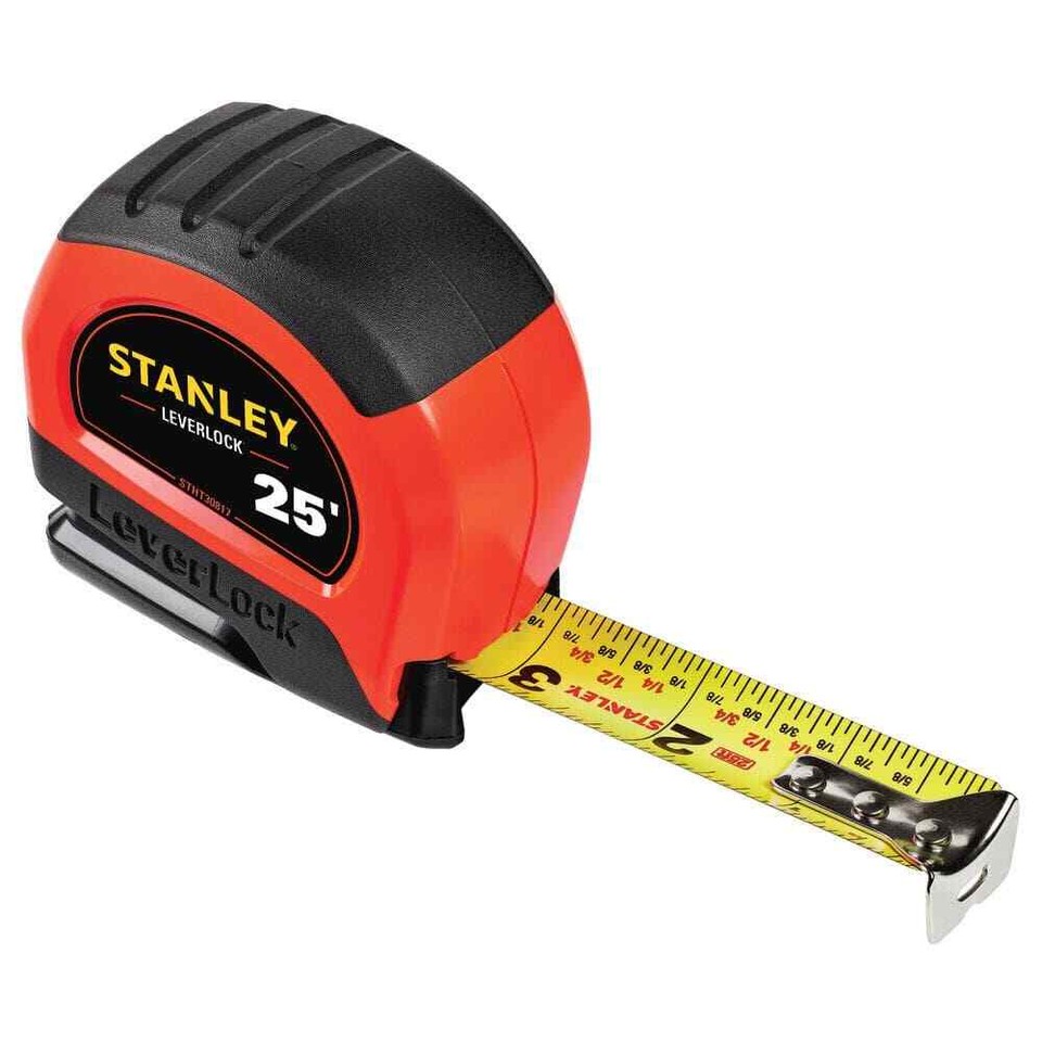 25 Ft. Lever Lock High Visibility Tape Measure | eBay