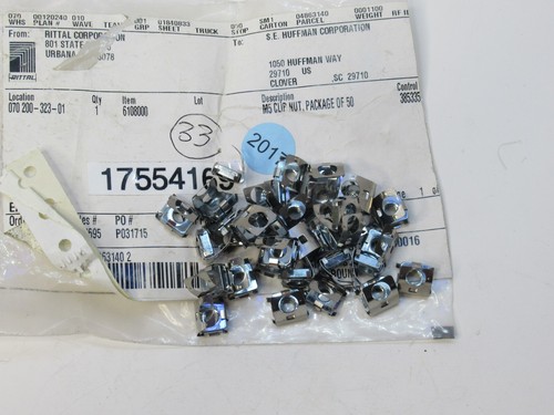 (NEW - Lot 33) RITTAL P031715 M5 Clips Tread Panel Spire Nuts Fairing ...