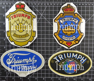 Triumph Sticker Decal 4" | eBay UK