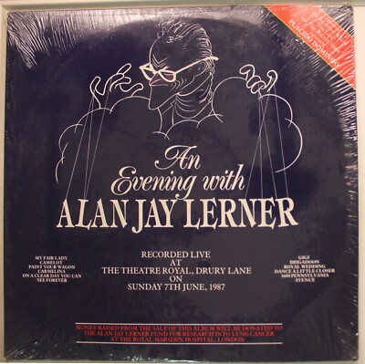 Alan Jay Lerner 2-Disc Lp An Evening With On First Night - Sealed ...