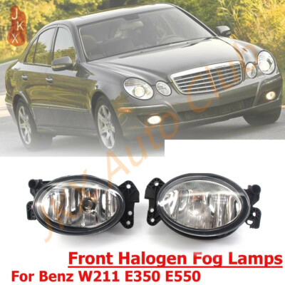 Pair Front Bumper Fog Lights Driving Lamps For Mercedes Benz W204 W211 ...