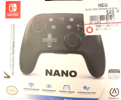 Nintendo Switch NANO Enhanced Wireless Controller [ Black ] NEW | eBay